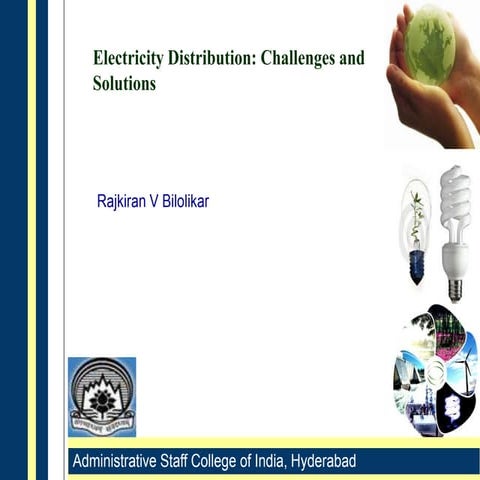 Electricity distribution challenges and some solutions | PPT