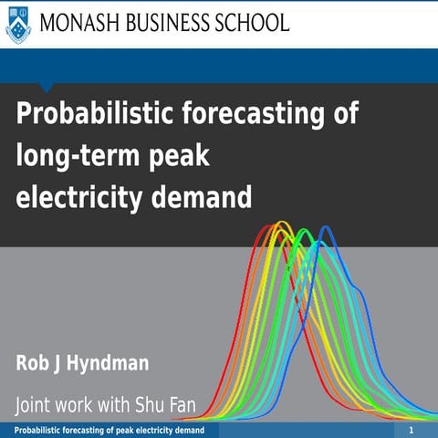 Probabilistic forecasting of long-term peak electricity demand | PDF