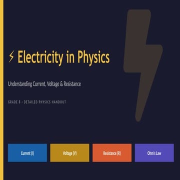 Current, Voltage, and Resistance.ppt