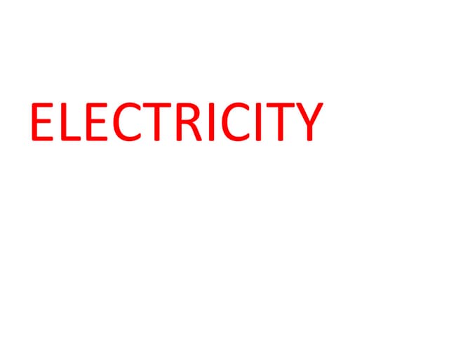 History of electricity | PPTX | Physics | Science
