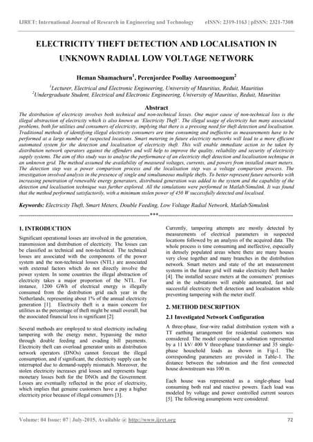 Electricity Theft Detection In Smart Grids Based On Deep Learning Pdf