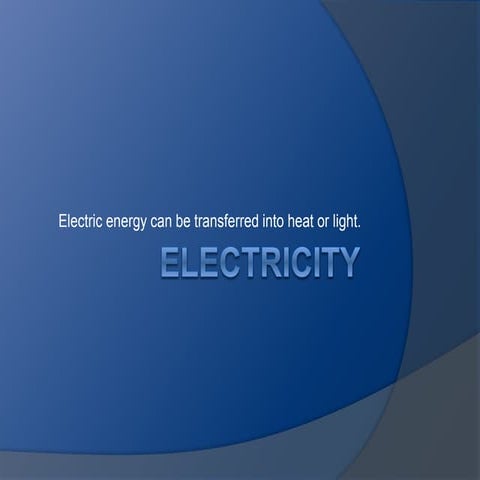 Electricity unit | PPTX