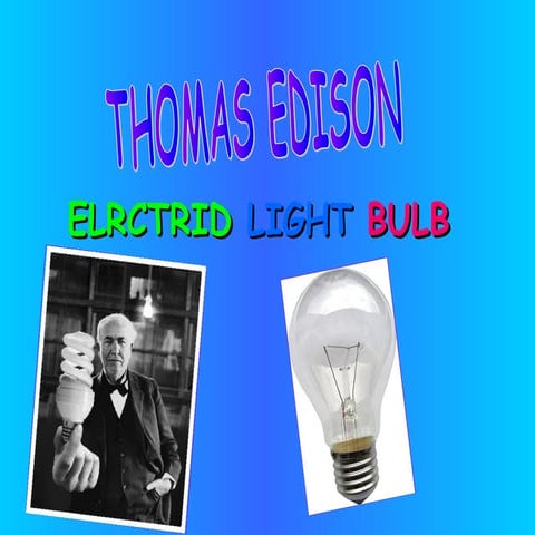 Electric light bulb | PPT