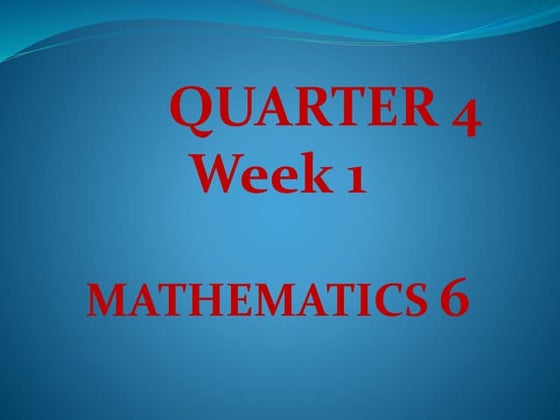 math cot 4th quarter.pptx -Read and interpret electric meter reading ...
