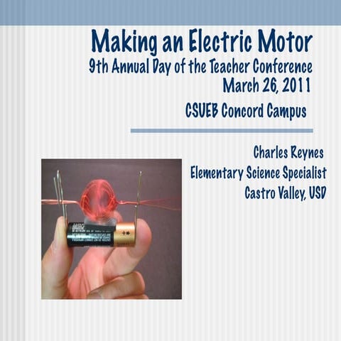Electric motor | PPT | Radio Control | Hobbies & Interests