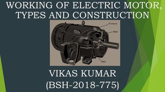 Electric motor and generator | PPT