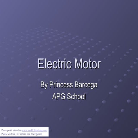 Electric Motor animation class X Science CBSE,TBSE.ppt