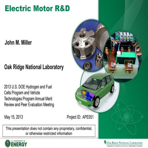 Electric Motor R&D_Oak Ridge National Laboratory | PDF