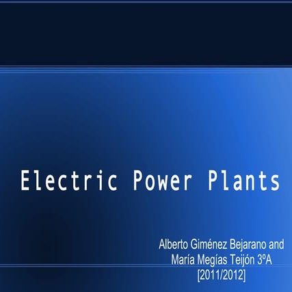Electric power plants | ODP