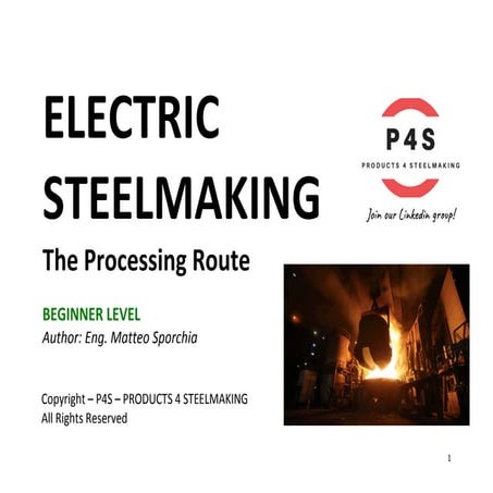 BASIC OXYGEN STEELMAKING (BOS) - The Processing Route (blast furnace ...