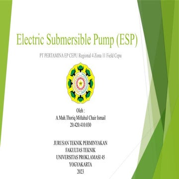 Prsentasi Electric Submersible Pump (ESP).pptx