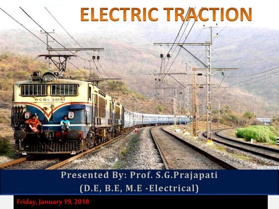 Electric locomotive ppt | PPTX