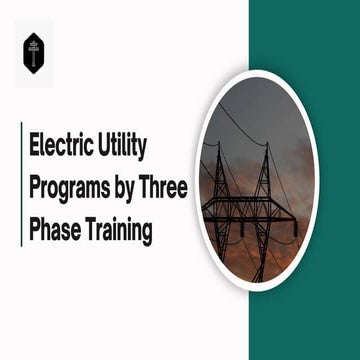 Electric Utility Programs by Three Phase Training | PDF | Power and ...