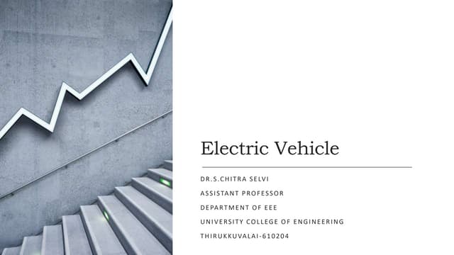 Electric Vehicle ppt | PPTX