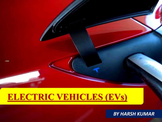 Electric vehicles in India- scope and challenges | PPTX