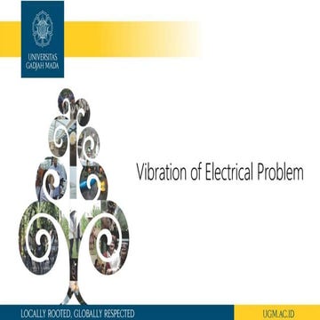 Electric vibration problem- Teknik Mesin UGM 2017 | PPTX | Physics | Science