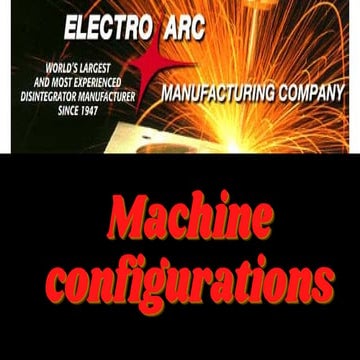 Electro arc machine configurations | PPT