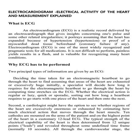 ECG - Definition and Measurement techniques .pdf
