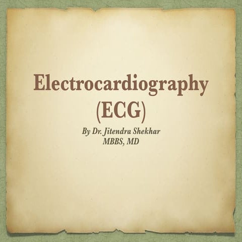 Electrocardiography (ecg) | PPT
