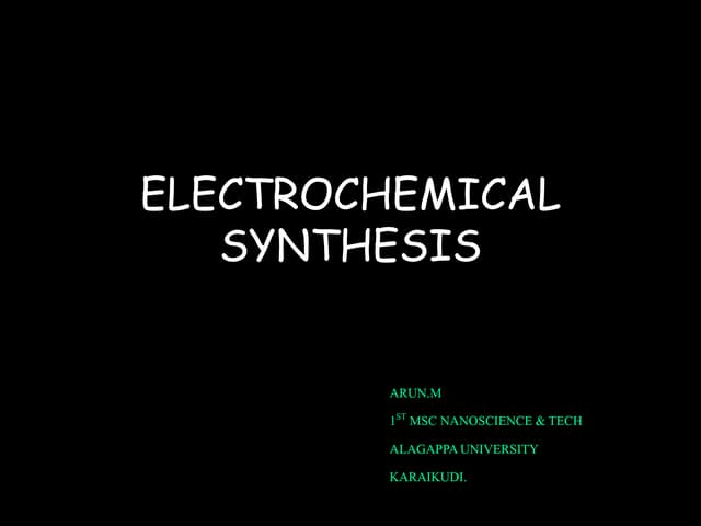 Coprecipitation method for nanomaterials | PPTX
