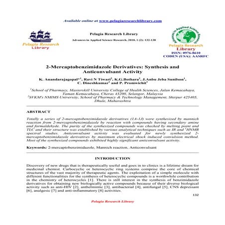 Electroconvulsiometer article 2 | PDF | Pharmaceutical Drugs | Medical ...