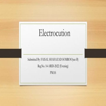 Electrocution | PPT