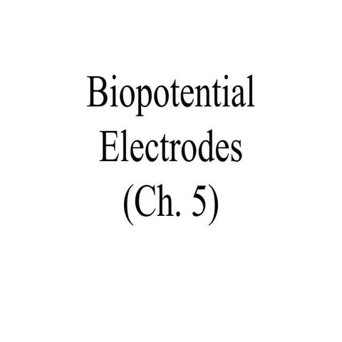 Omd551 types of electrodes | PPTX