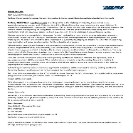 Electrofit Press Release.pdf