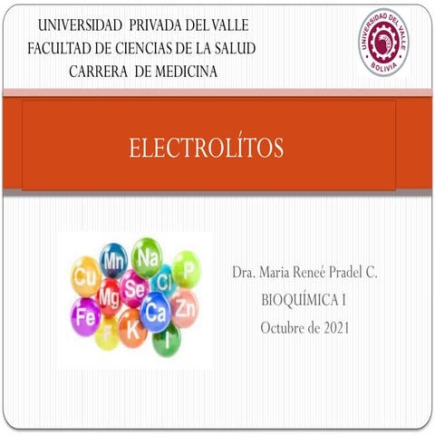ELECTROLITOS. ELECTROLITOS, ELECTROLITOS | PPTX
