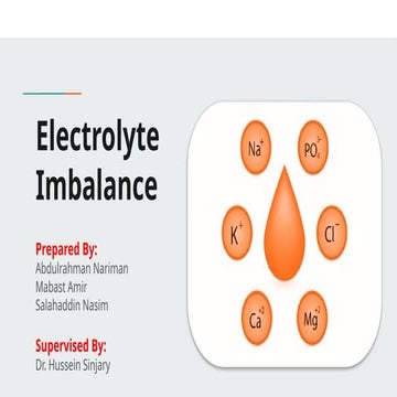 Electrolyte-Imbalance.pptxjjjjjjjjkkkjjjj | PPT