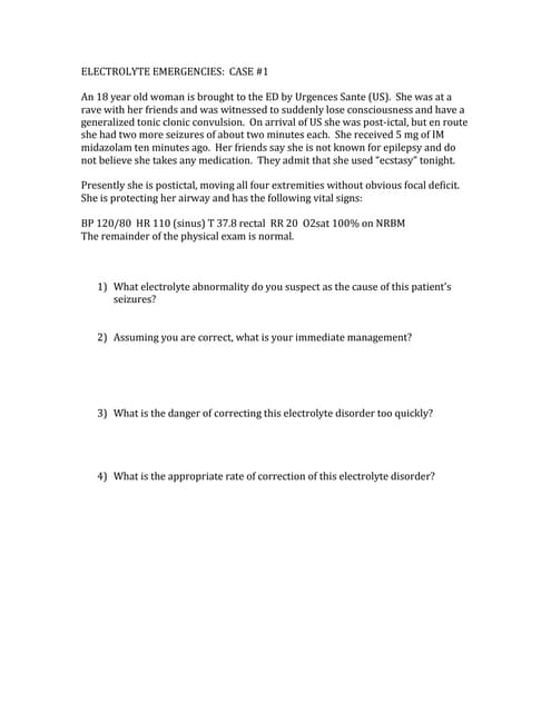 Endocrine emergency cases | PPTX