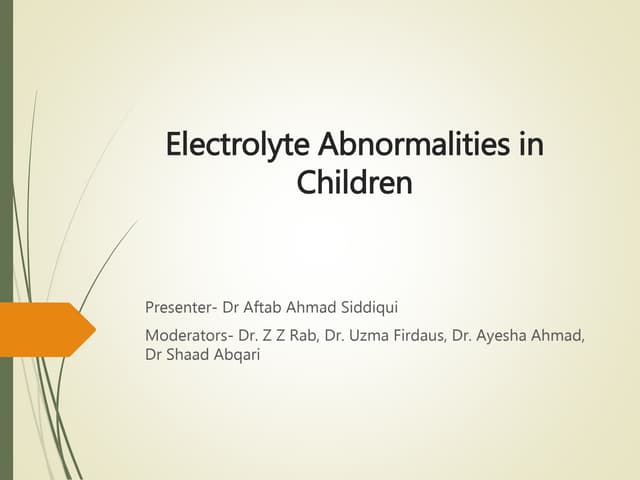 Sodium correction formula | PDF