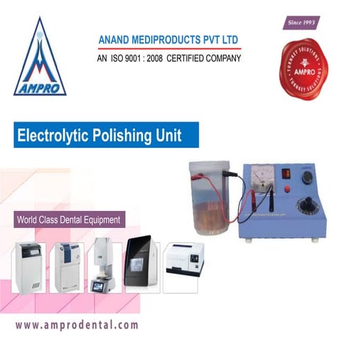 Electrolytic polishing unit | PPTX