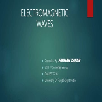 Electromagnetic Waves | PPT