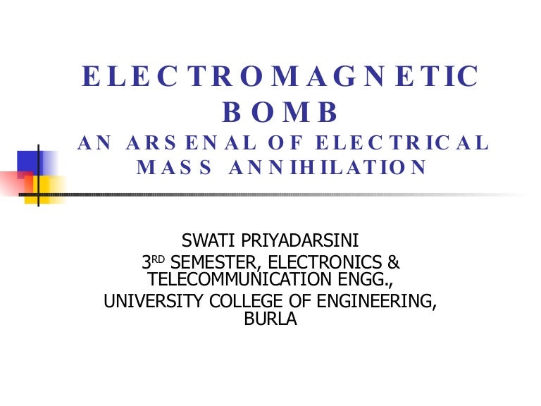 Electromagnetic bomb