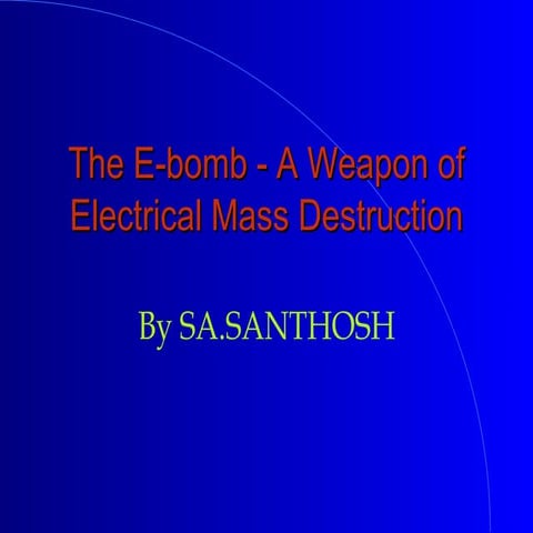 Electromagnetic bomb | PPT