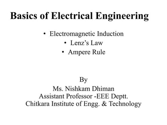 Electromagnetic induction & useful applications | PPTX | Physics | Science