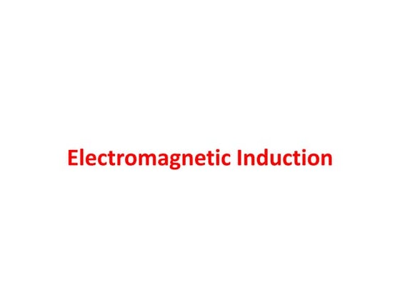 AP Physics B Electromagnetic Induction | PPT
