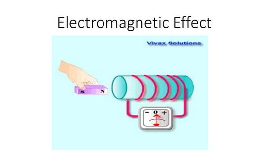 Electromagnetic Induction Full Pptx Igcse Pptx
