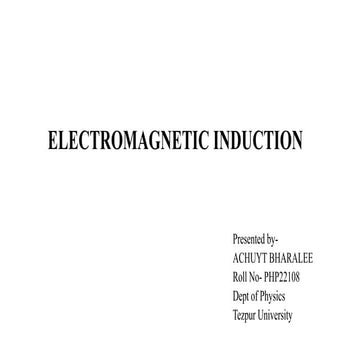 Electromagnetic Induction Pptx