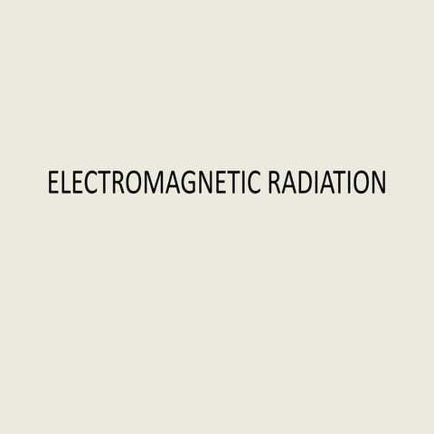 Electromagnetic spectrum | PPT