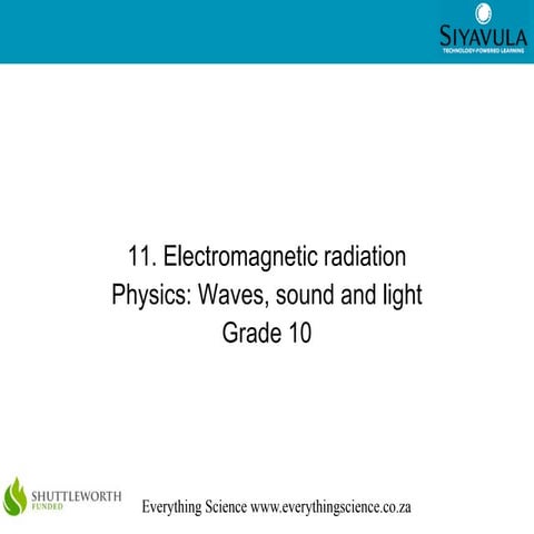 Electromagnetic radiation | ODP