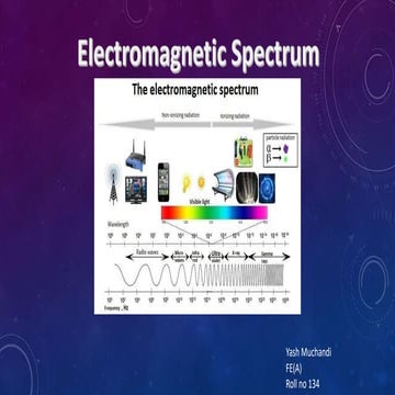 Electromagnetic spectrum | PPTX