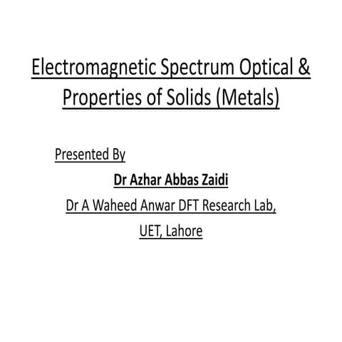 Electromagnetic Spectrum-Dr AZ UET.pptx