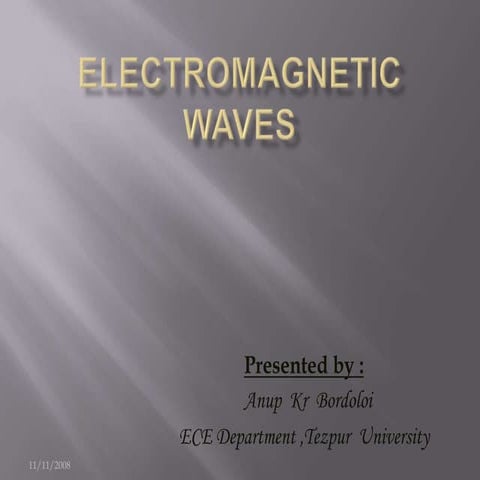Electromagnetic waves | PPTX