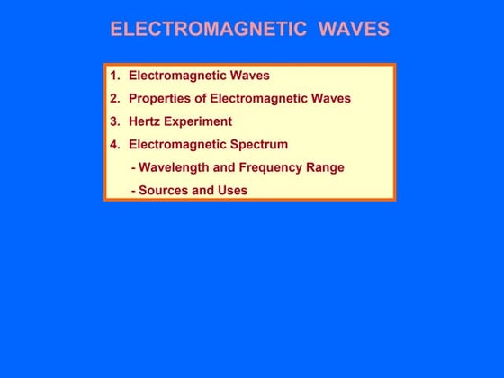 ch-8 ( electromagnetic waves ).pptx | Physics | Science