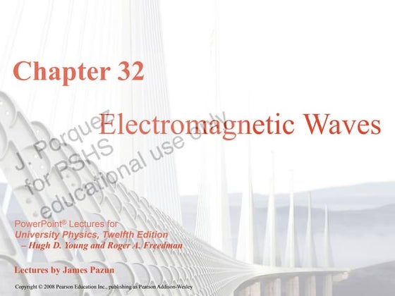 Electromagnetic Waves presentation | PPT