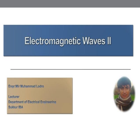 Electromagnetic waves ii | PDF