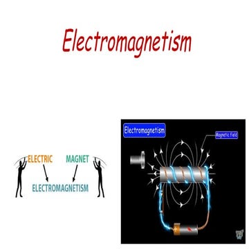 Electricity,Magnetism and Electromagnetism.pptx