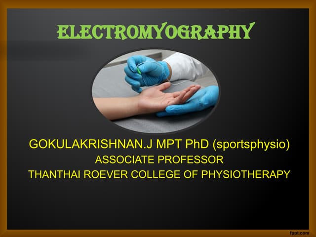 Electromyography (emg) basics | PDF